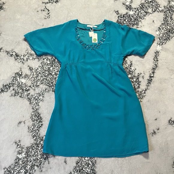Boden | Tops | Boden Decadent Tunic Dress In Ultramarine Blue | Poshmark